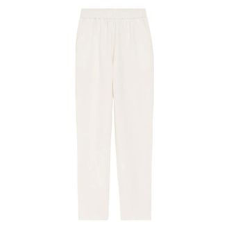 Ami Femme, Pantalons, Beige, Taille: 38 FR Pantalon Sport Cintura Elastica