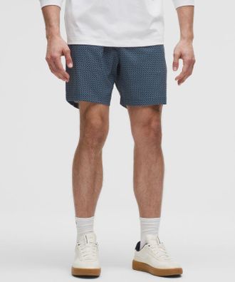 lululemon Short ABC taille élastique pour Hommes - 18 cm - Blue/É - Taille XS