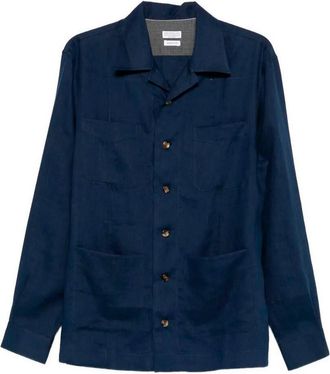 Brunello Cucinelli Chemise - Bleu Fonc&eacute;