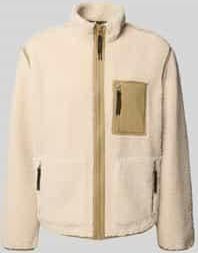 Marc O'Polo Denim Regular Fit Jacke mit Teddyfell