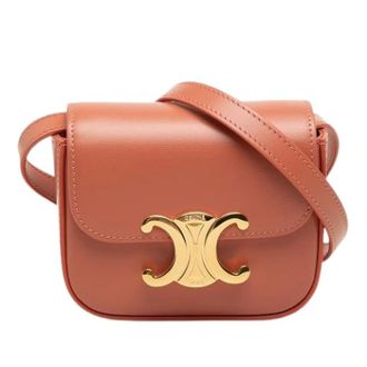 Celine Sac bandouli&egrave;re vintage Pre-owned - Femme - Pre-owned - Brun - Taille: ONE Size
