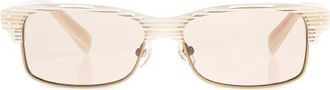 Jacquemus unisex, Accessoires, Beige, Taille: ONE Size Lunettes de soleil
