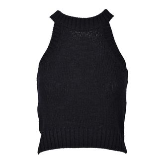 Wild Cashmere Seidenmischung Strickpullover - - Knitwear - Damen - Schwarzk - 2XS