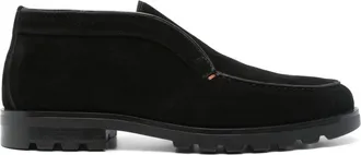 Santoni bottines en daim - Noir