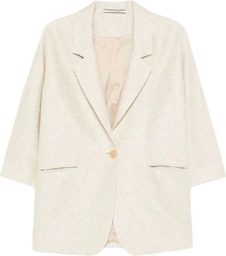 Tagliatore Femme, Vestes, Beige, Taille: 36 FR Bruna Blazer