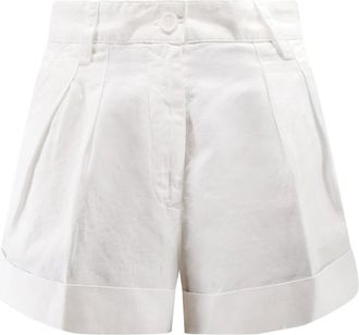 Aspesi Femme, Shorts, Blanc, Taille: 32 FR Short pliss&eacute;