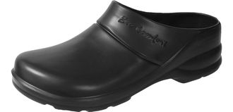 Ladeheid Damen und Herren leichte Eva Clogs Gartenclogs Gartenschuhe LA-858 (Schwarz, 37 EU)