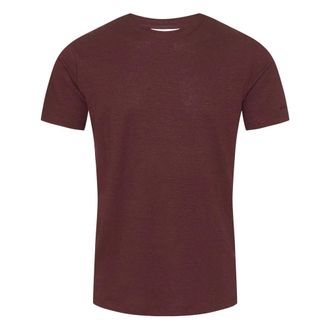 Orlebar Brown Leinen T-Shirt- Slim Fit- Hergestellt in Portugal - - Tops - Herren - Rot - XL