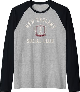 Trendy Apparel New England Social Club Since 1997 Lighthouse Raglan