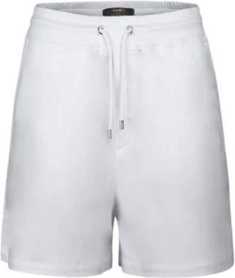 Moorer Femme, Shorts, Blanc, Taille: 40 FR Sea Island Cotton Shorts
