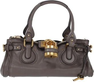 Chlo&eacute; Hobo Bags - Paddington Shoulder Bag, In Taupe Buffalo Leathe - Gr. unisize - in Braun - f&uuml;r Damen