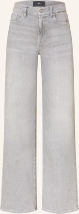 7 For All Mankind Wide Leg Jeans Lotta grau