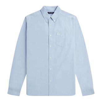 Fred Perry Homme, Chemises, Bleu, Taille: XL Chemise &agrave; poche logo
