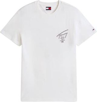 Tommy Hilfiger T-shirt en jersey à logo signature au dos