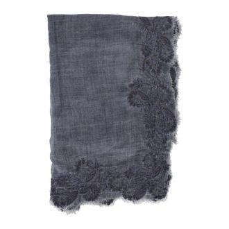Faliero Sarti Sciarpa Fiorenza 90X180 - - Accessories - Damen - Blau - ONE SIZE