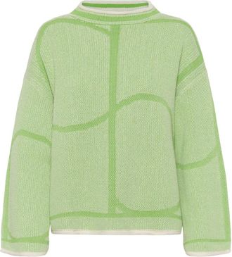 Soaked In Luxury Femme, Pulls, Vert, Taille: 42 FR Pull &agrave; col roul&eacute;