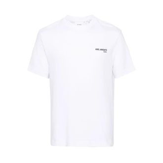 Axel Arigato Wei&szlig;es T-Shirt mit Logo-Print - - Tops - Herren - Wei&szlig; - XL