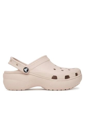 Crocs Pantoletten Classic Platform Clog 206750 Beige