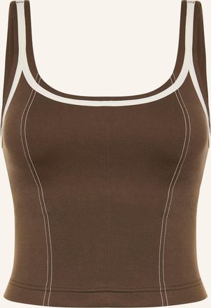 lululemon Lululemon Cropped-Top Glow Up C/D braun