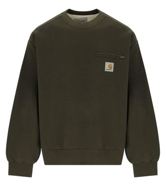 Carhartt Work in Progress SWEAT-SHIRT DETROIT VERT OLIVE CARHARTT WIP
