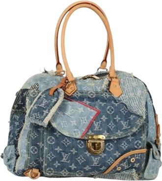 Louis Vuitton Sac &agrave; main en jean Pre-owned - Femme - Pre-owned - Bleu - Taille: ONE Size