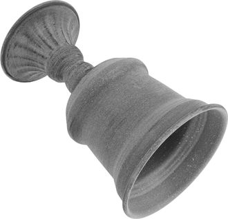 Cabilock Vintage Metall Blumentopf mit Hohem Fu&szlig; Eleganter Dekorativer Pflanzk&uuml;bel aus Eisen Stilvoller R&ouml;mischer &Uuml;bertopf f&uuml;r Tisch Raumdeko Vielseitig als Va