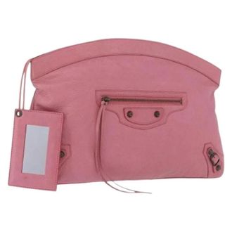 Balenciaga Sac pochette vintage Pre-owned - Femme - Pre-owned - Rose - Taille: ONE Size