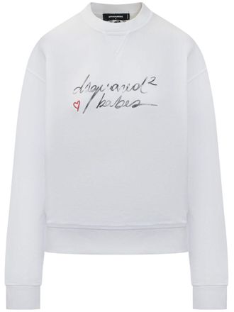 Dsquared2 sweat à imprimé graphique - Blanc