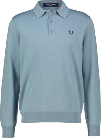 Fred Perry Herren Polopullover aus Wolle und Baumwolle CLASSIC KNITTED SHIRT LS