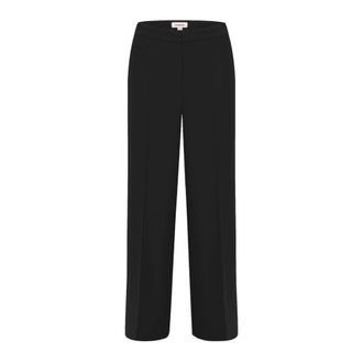 Soaked In Luxury Weite Schwarze Hose - - Trousers - Damen - Schwarzk - L