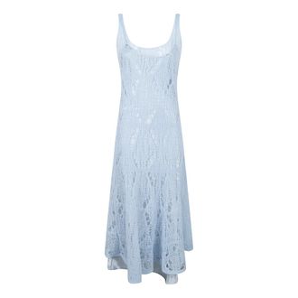 Fabiana Filippi Spiderweb Strickkleid - - Dresses - Damen - Blau - 2XS