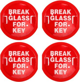 Pretyzoom ARTSEWPLY 4 St&uuml;ck Teiliges Wandmontiertes Notfall-schl&uuml;sselkasten Rote Feuerl&ouml;scher Schl&uuml;sselbox mit Schnellzugriff Multifunktionaler T&uuml;r Schl&uuml;ssel Au