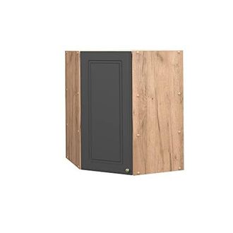 Vicco el&eacute;ment Haut de Cuisine Fame-Line, Anthracite-Or/Ch&ecirc;ne de Force dor&eacute;, 57 cm