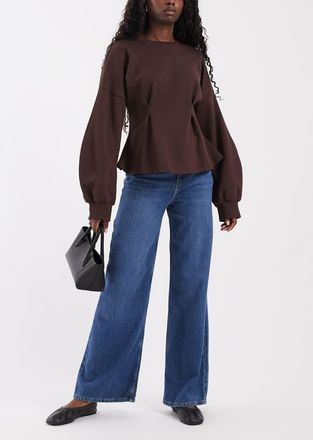Lee Stella jean large taille haute d&eacute;lav&eacute; clair-Bleu