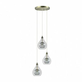Fabrilamp Fabrilamp - Lampe lhasa 3xg9 leder regx30x30 cm