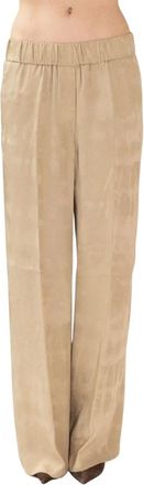 PESERICO Femme, Pantalons, Beige, Taille: 44 FR Wide Pantalons