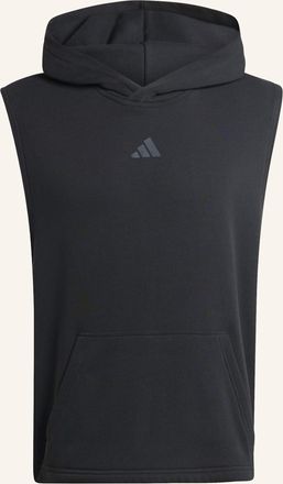 adidas Power Workout Tanktop Mit Kapuze schwarz