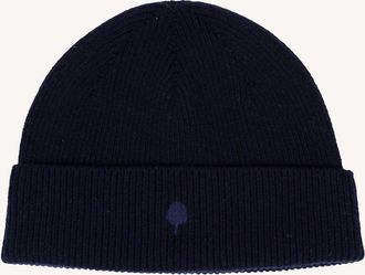 Faguo Bonnet en laine bleu marine