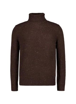 Pierre Cardin Herren Pullover braun gemustert