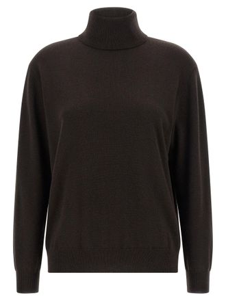 Brunello Cucinelli Cashmere Turtleneck Sweater - Brown