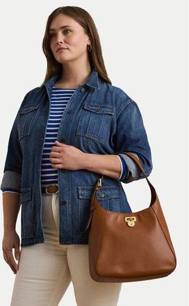 Lauren Ralph Lauren Handtasche Large Tanner Shoulder Bag 431956790001 Braun