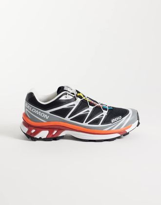 Salomon XT-6 Sneaker in Alloy und Lava Falls-Grau