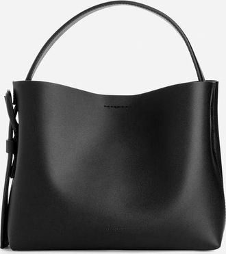 Arket Leder-Umh&auml;ngetasche -Schwarz