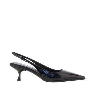Prada Spazzolato leather Re-Edition slingback pumps Woman 36+