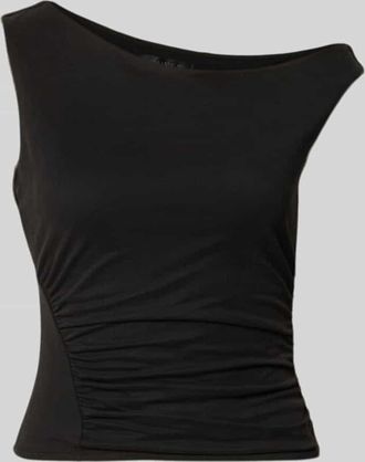 Guess Top aus Viskose-Mix mit Raffungen Modell SHIRRING ILIANA