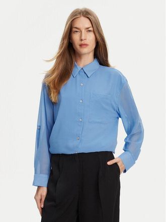 Calvin Klein Hemd LV044B902G Blau Regular Fit