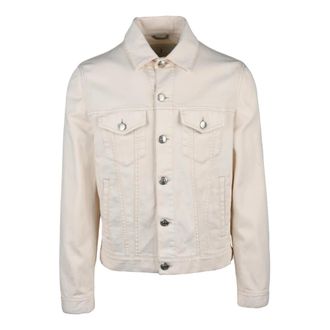 Brunello Cucinelli Fitted Denim Jacket - - Jackets - Herren - Beige - M
