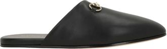 Gucci Horsebit Mules aus Leder - Schwarz