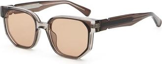 Generic Lunettes De Soleil Tendance For Hommes Et Femmes, Id&eacute;ales For Les F&ecirc;tes, Les Photos Et Les Vacances En Plein Air.(Brown)