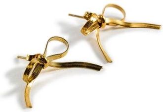 Au Printemps Paris Boucles doreille noeud